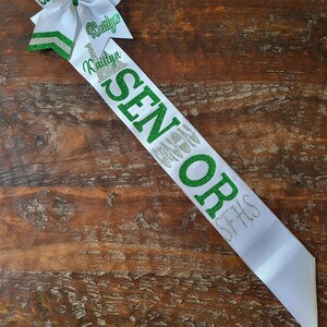 Senior Sash With Name - Etsy
