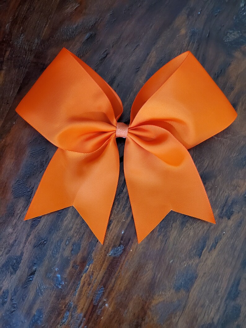 Custom Solid Color Cheer Bow /dance Bow / Softball Bow. - Etsy