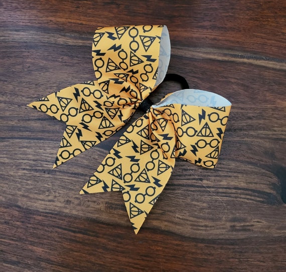 Wizard Symbol Cheer Bow - Etsy