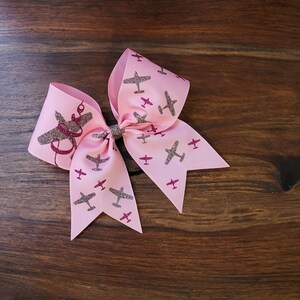 Airplane Cheer Bow - Etsy