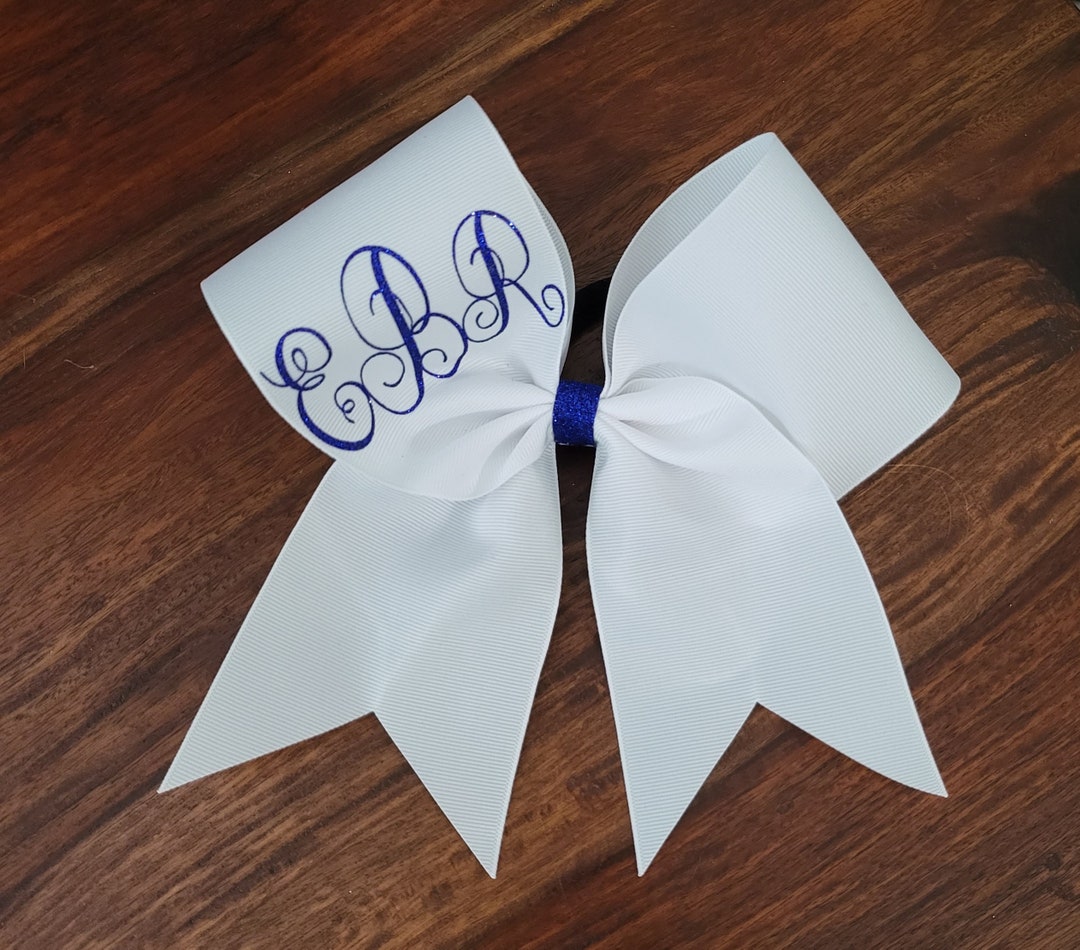 Custom Monogram Cheer/softball Bow/dance Bow. - Etsy