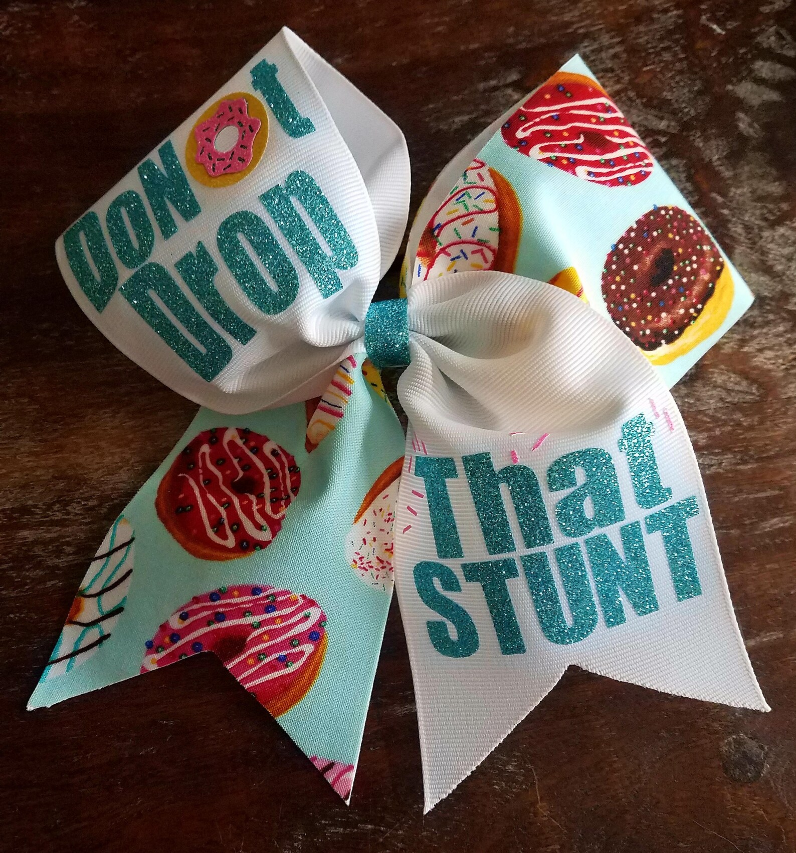 Donut Drop That Stunt Cheer Bow. - Etsy