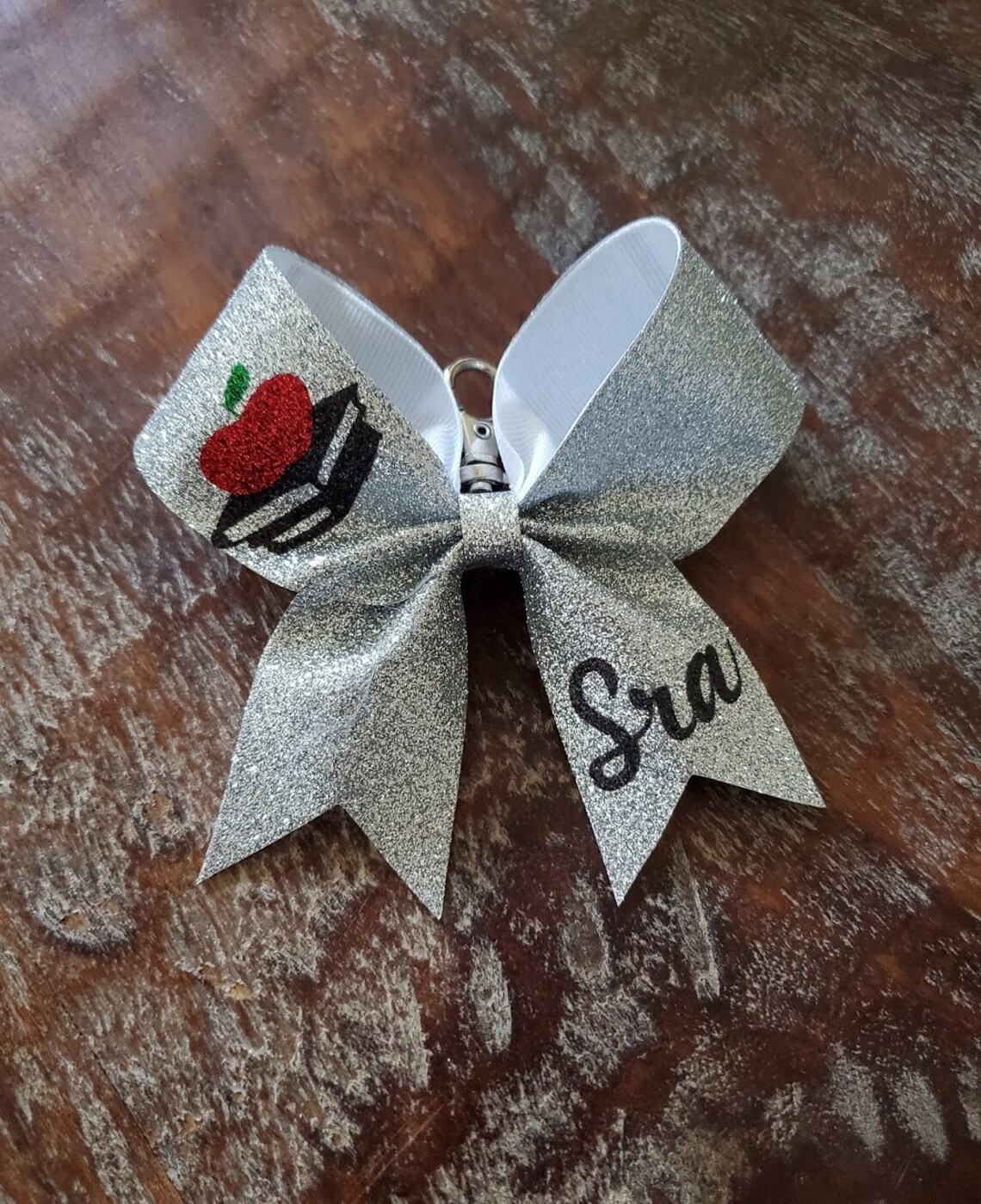 Full Glitter MINI Bow Keychain With Name and Sports Symbol. - Etsy