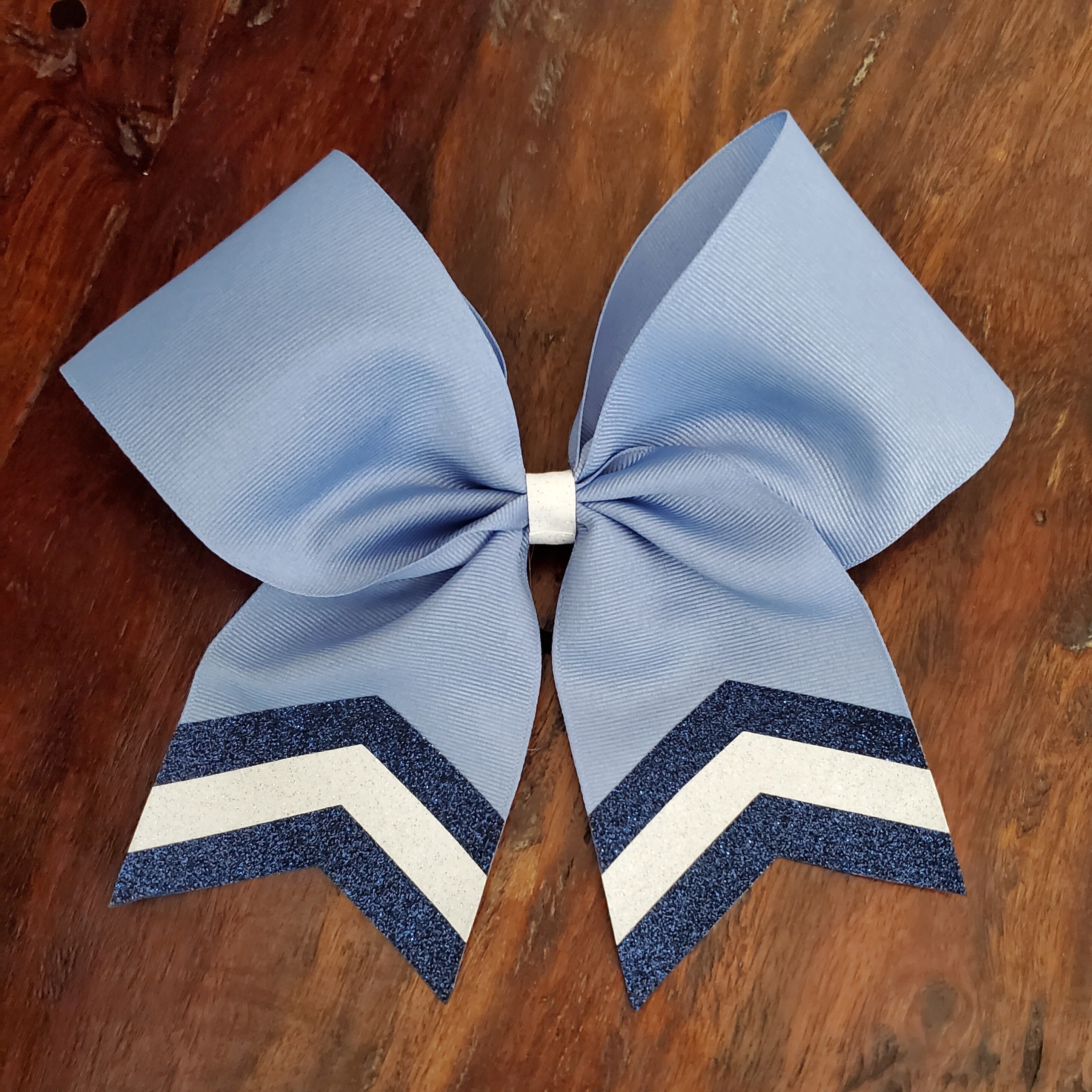 Custom Glitter Chevron Tail Cheer Bow With NO NAME. - Etsy