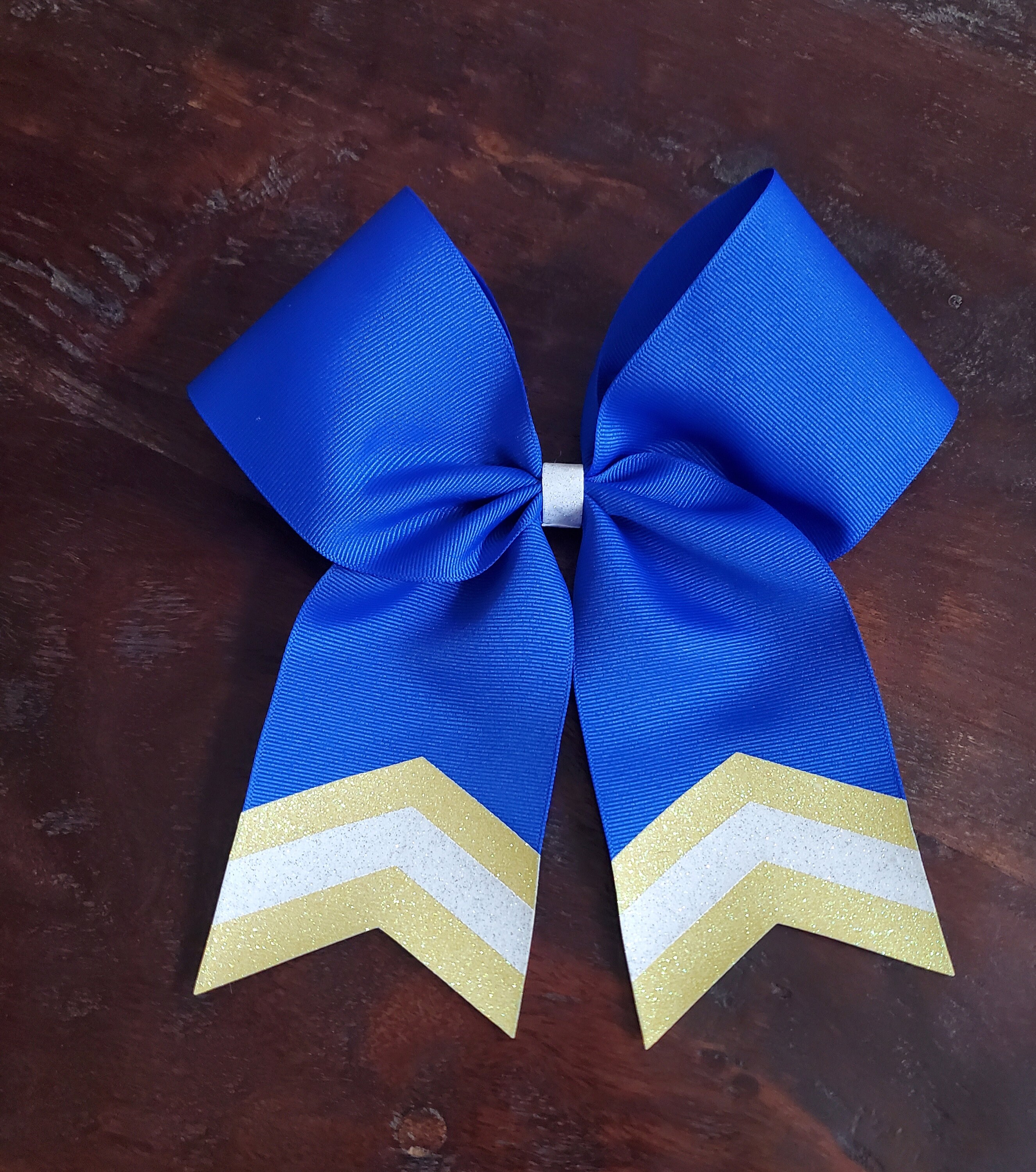 Custom Glitter Chevron Tail Cheer Bow With NO NAME. - Etsy