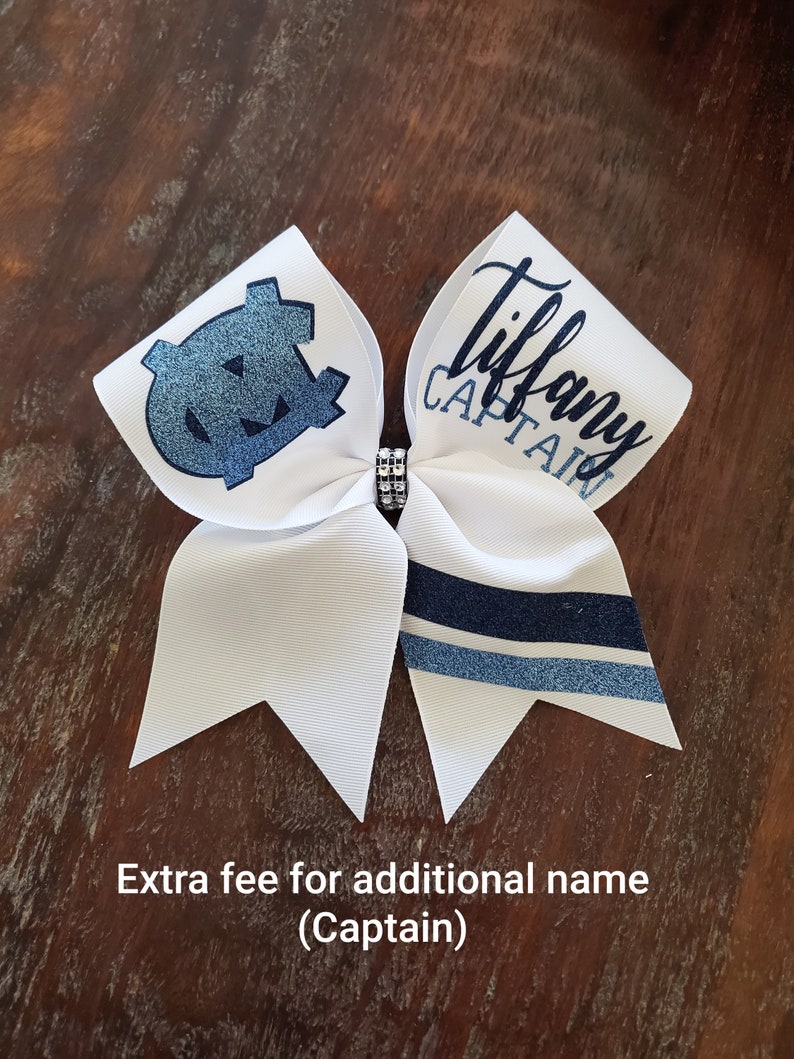 Custom 2 line Cheer bow/Dance Bow/Softball Bow/Team Bow/Senior | Etsy