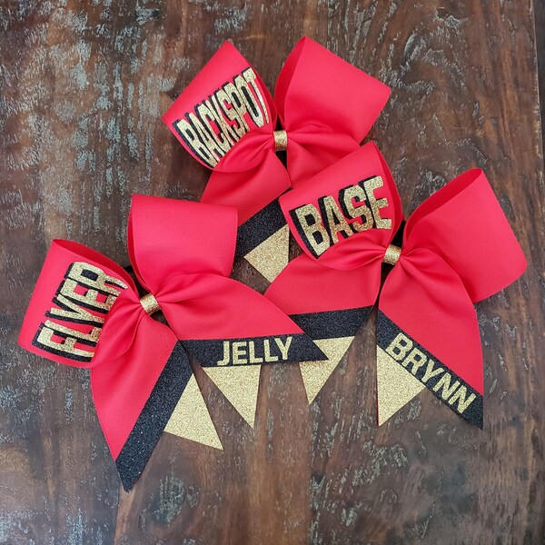 Custom Cheer Bow - Etsy