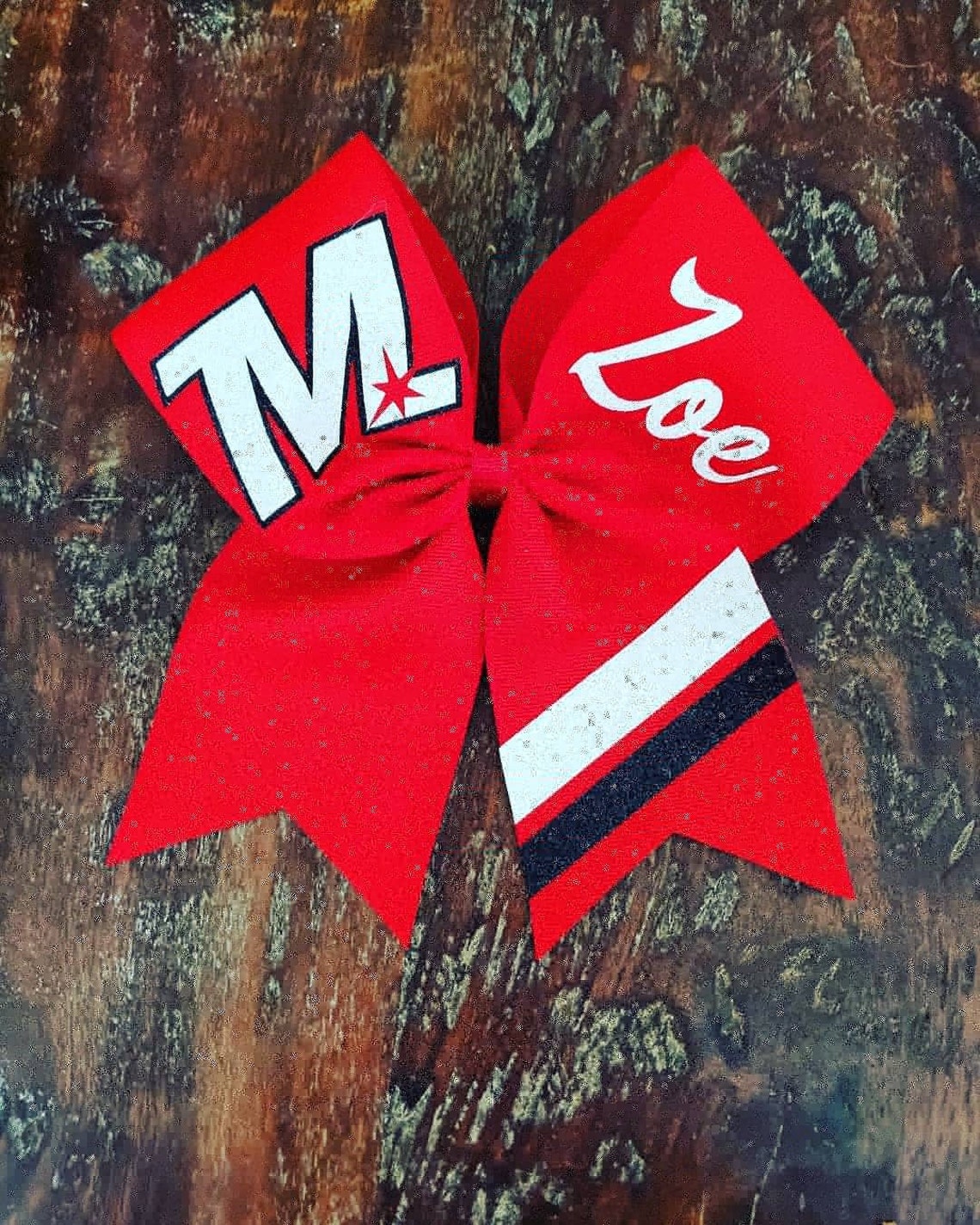 Custom 2 Line Cheer Bow/dance Bow/softball Bow/team Bow/senior - Etsy
