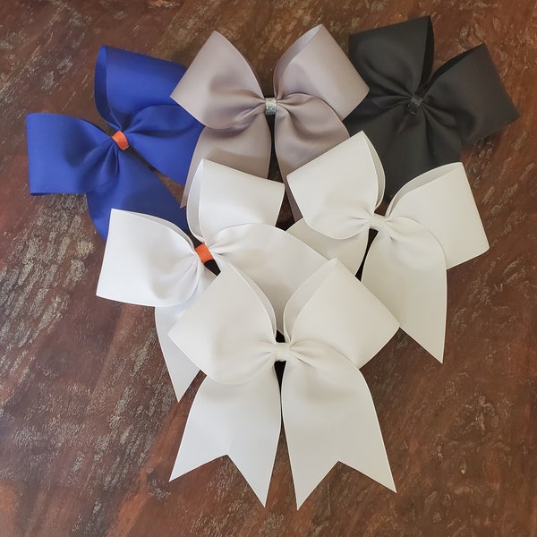 White Cheer Bow - Etsy