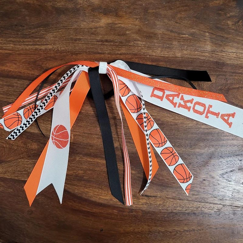 Basketball Bows - Etsy