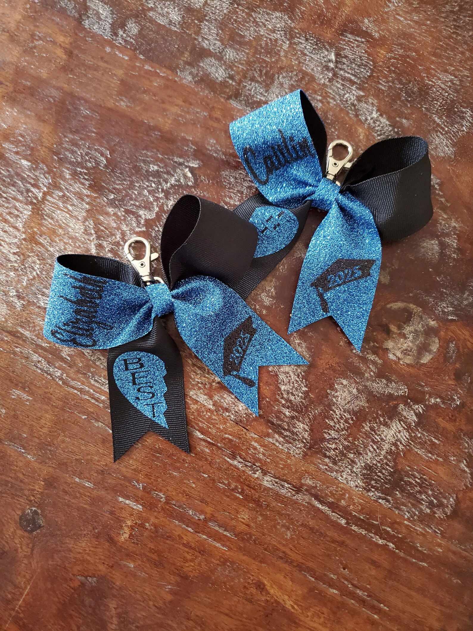 Custom Mini Best Friend Cheer Bow Key Chain/ Softball Bow / | Etsy