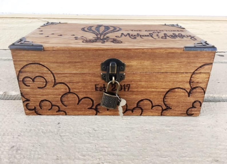 Custom Keepsake Box, Hand Burned Wood, Anniversary Gift, Wedding Gift ...