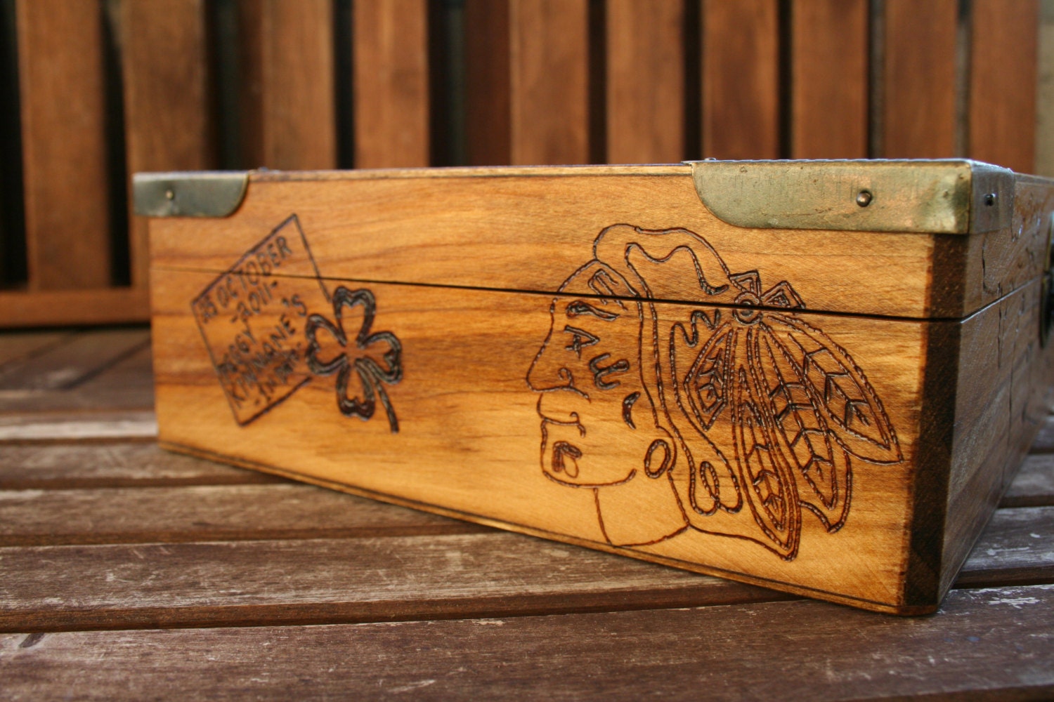 Large Custom Wooden Keepsake Box Anniversary Gift Wedding | Etsy