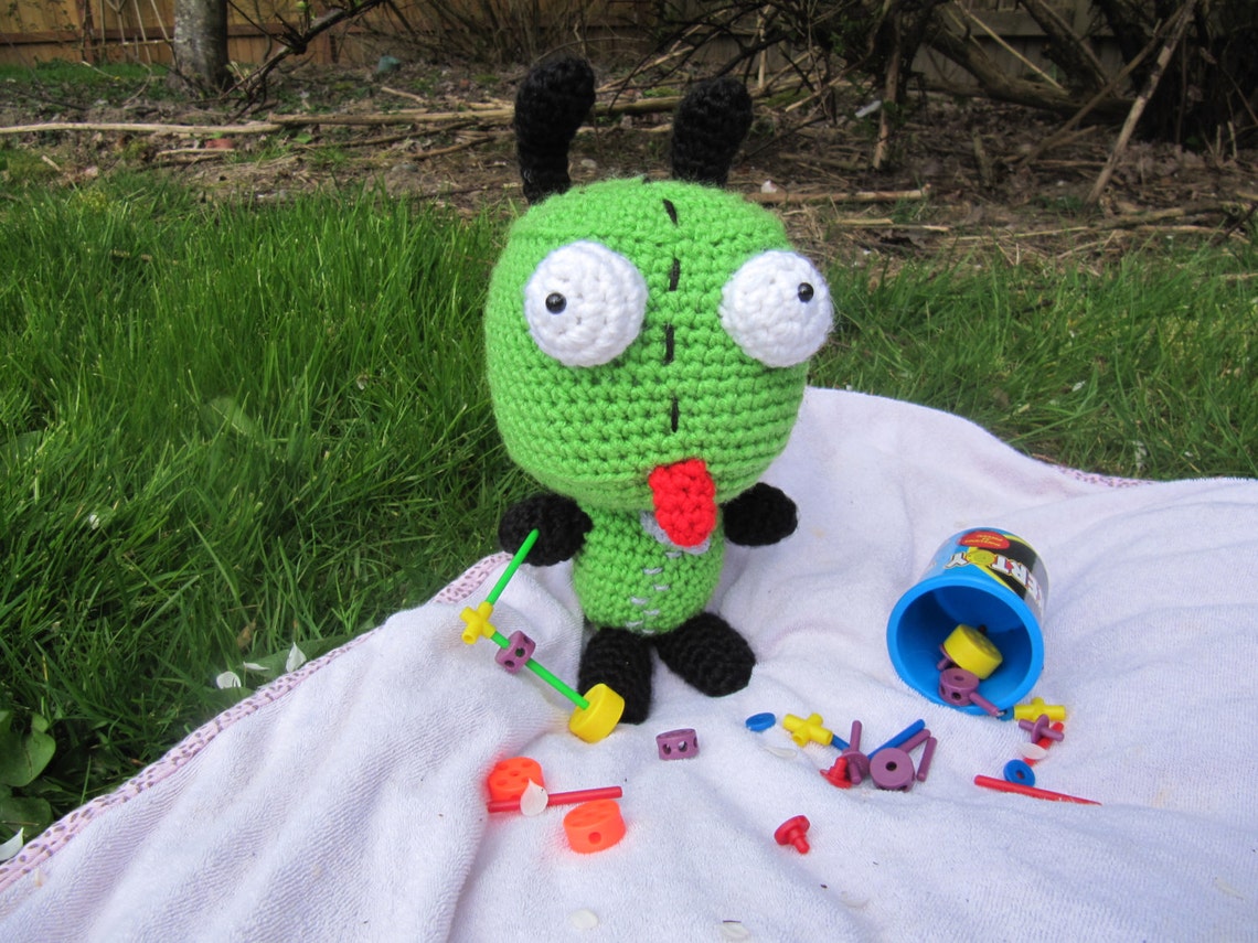 Gir Invader Zim Amigurumi Pattern - Etsy