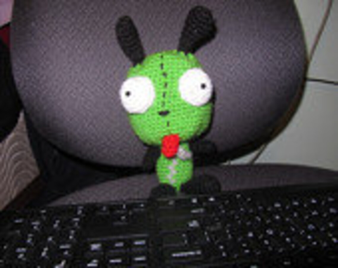 Gir Invader Zim Amigurumi Pattern - Etsy