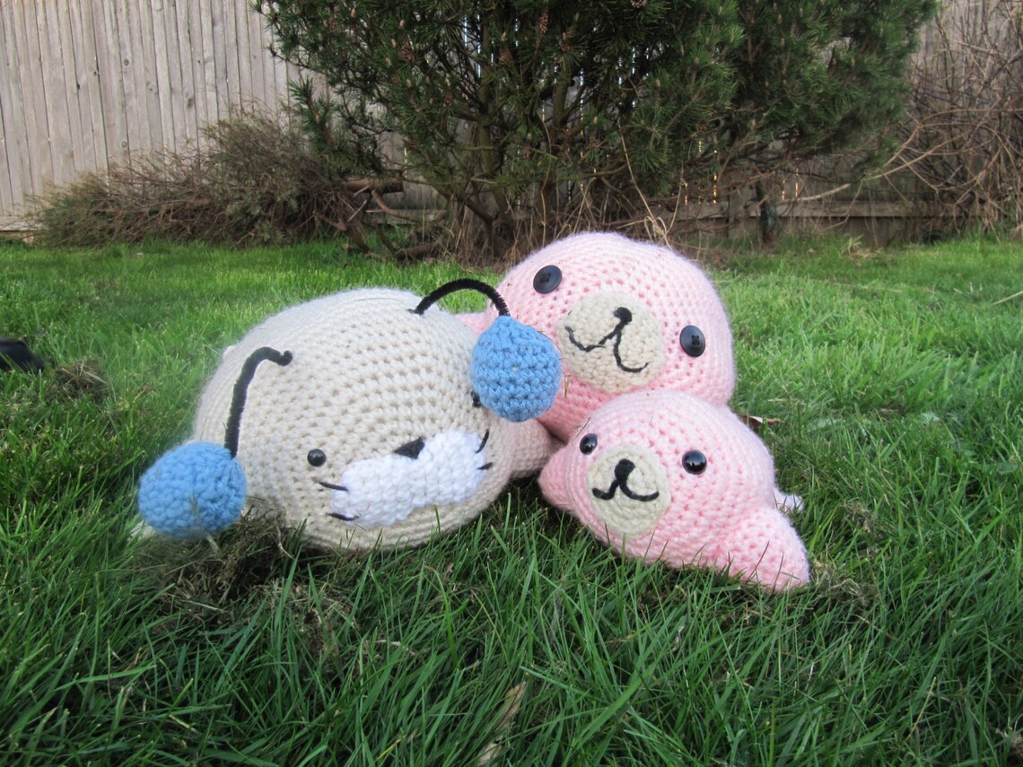 Mamegoma Mommy and Baby Amigurumi Pattern - Etsy
