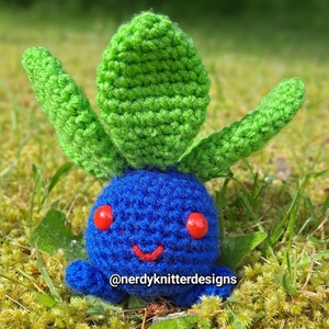 Chibi Oddish Pokemon Pattern - Etsy