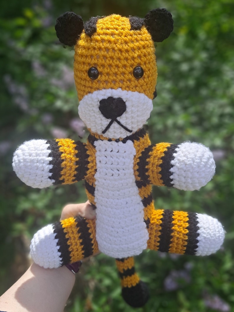 Comic Strip Tiger Pal Plush Toy - Etsy