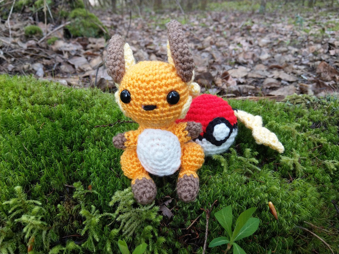 Chibi Raichu Pokemon Pattern - Etsy