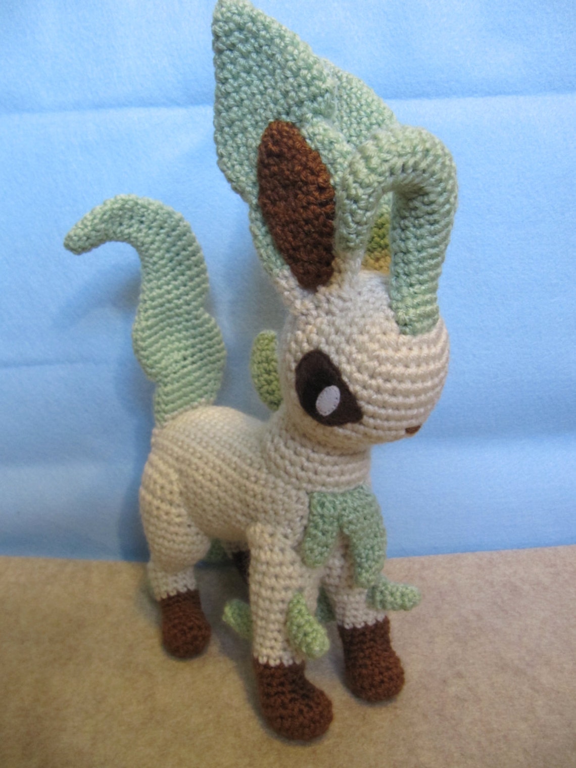 Leafeon Pokemon Pattern - Etsy