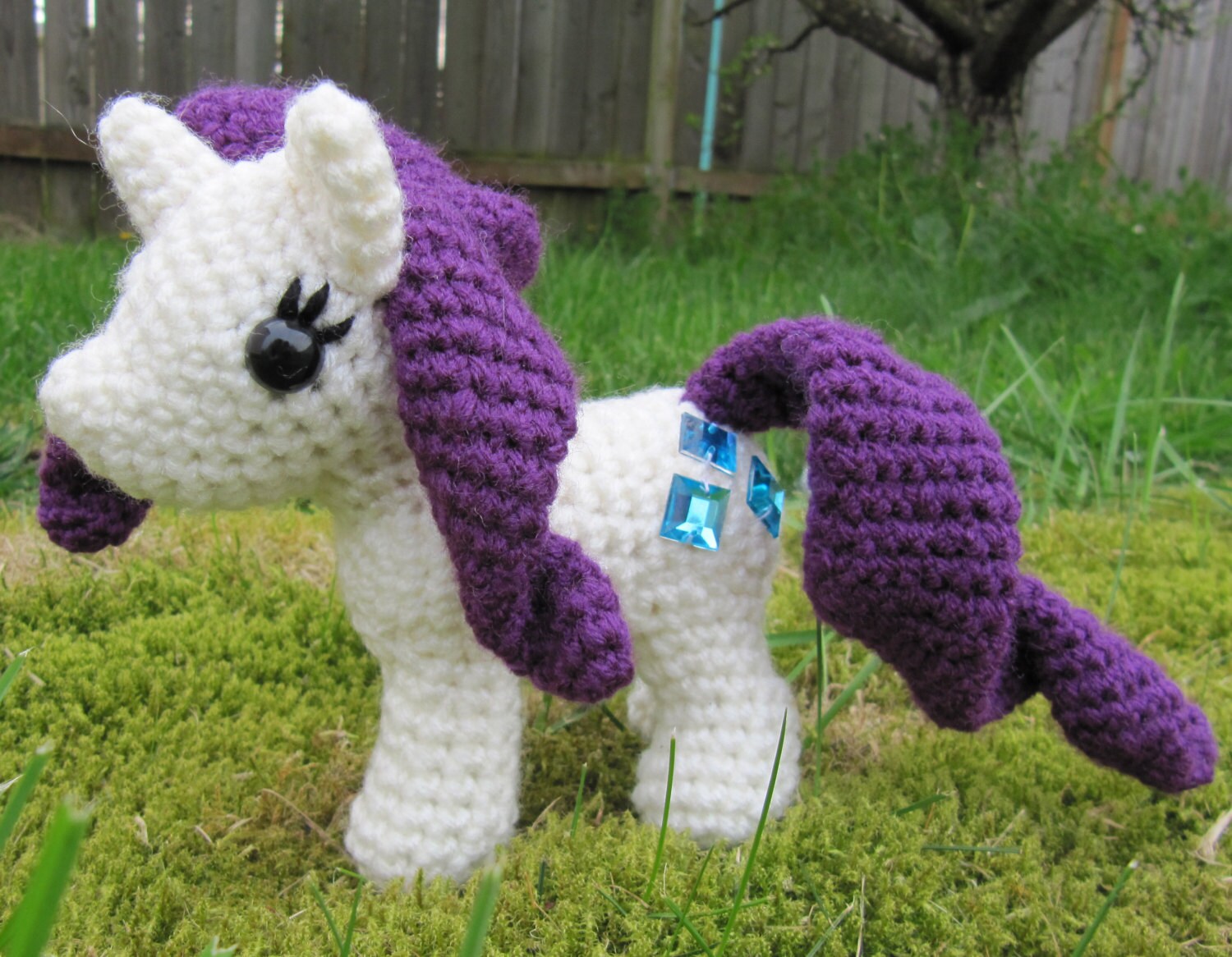 Chibi Rarity Pattern My Little Pony | Etsy