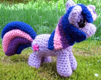 Twilight Sparkle, My Little Pony, Crochet Hat PATTERN ONLY - Etsy