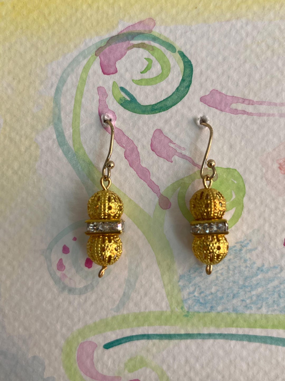 Golden Filagreee Orbs - Etsy