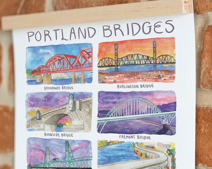 Portland Bridges - Etsy