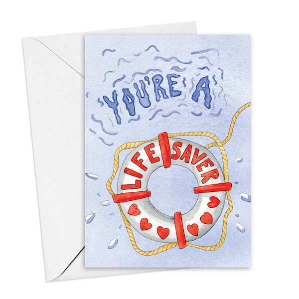 Lifesaver Thank You - Etsy