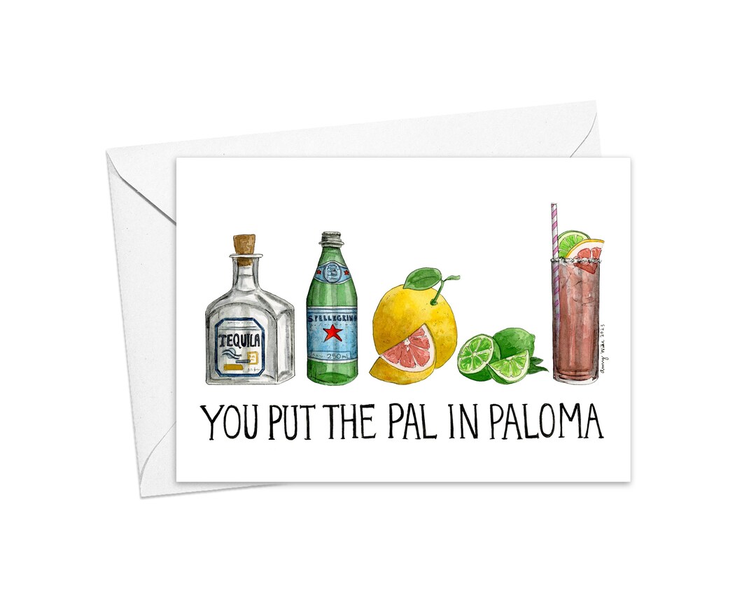 Pal in Paloma Greeting Card / Individual or Card Pack - Etsy