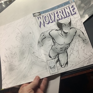 WOLVERINE # 1 Blank Sketch Cover / Frank Miller Series - Etsy