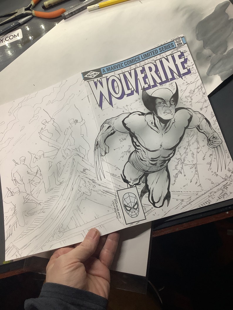 WOLVERINE # 1 Blank Sketch Cover / Frank Miller Series - Etsy