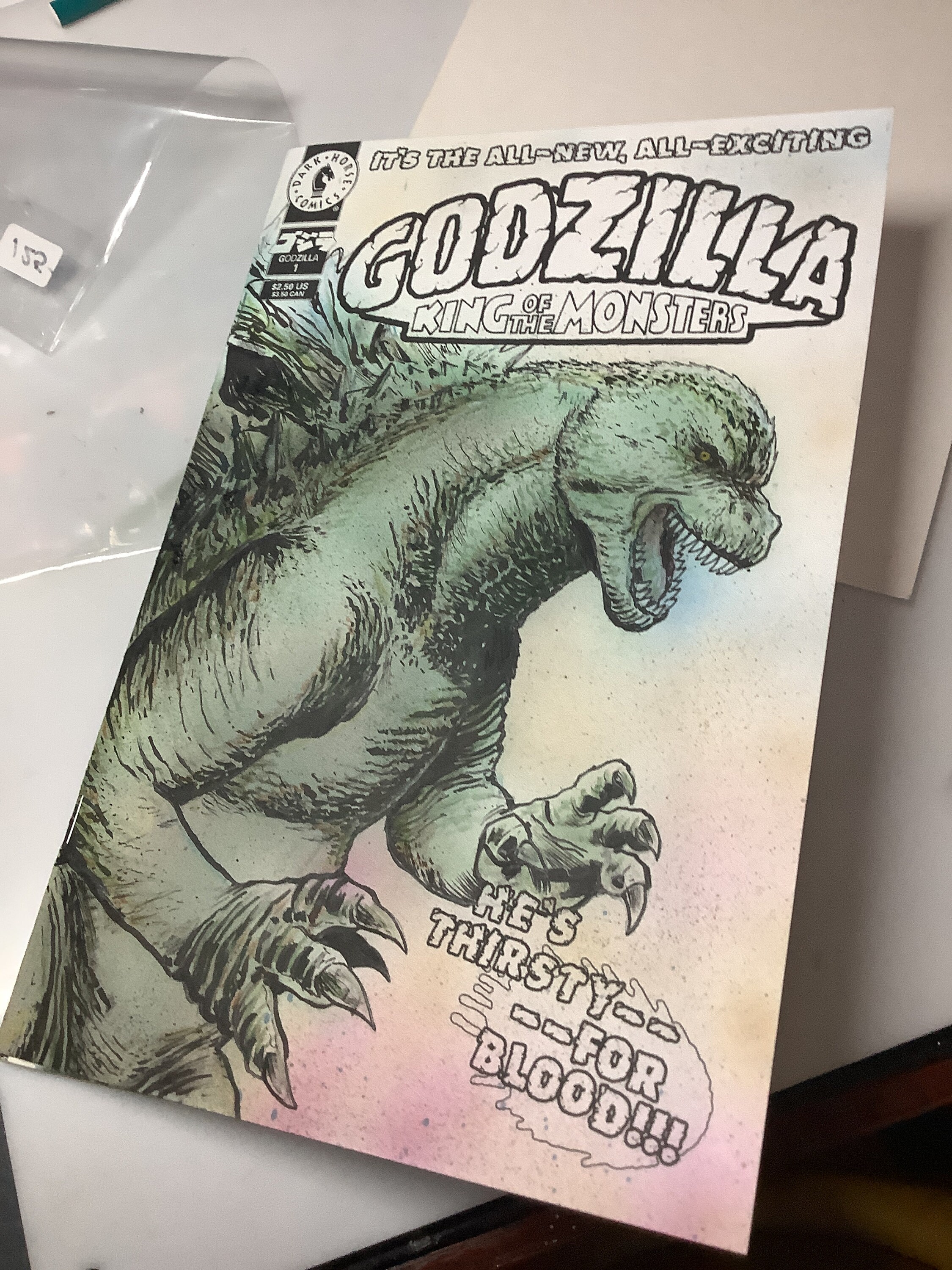 GODZILLA Minus One / Godzilla 1 Blank Sketch Cover - Etsy