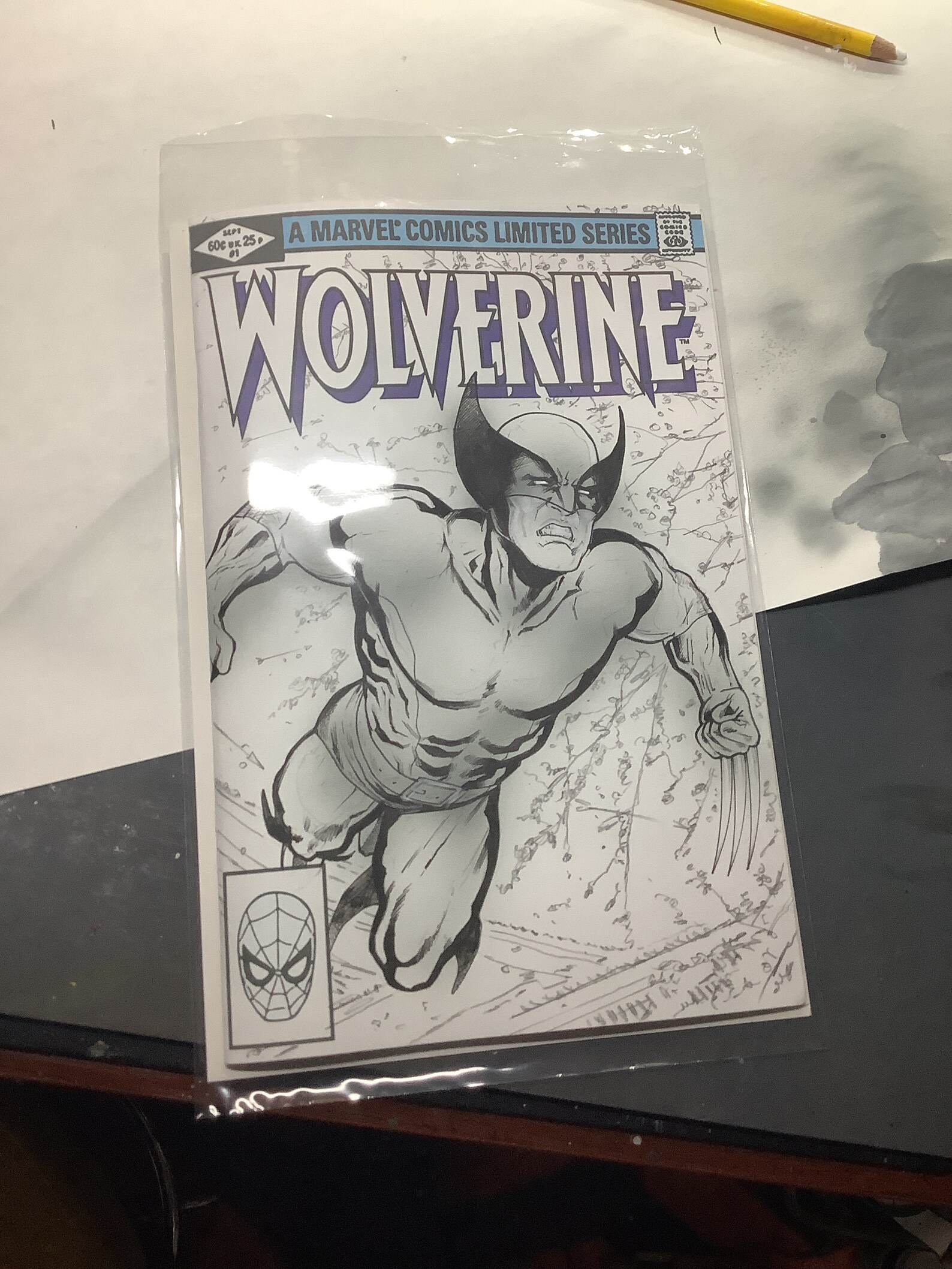 WOLVERINE # 1 Blank Sketch Cover / Frank Miller Series - Etsy