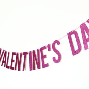 HAPPY VALENTINE'S DAY Banner - Party Banner - Valentine's Decor ...