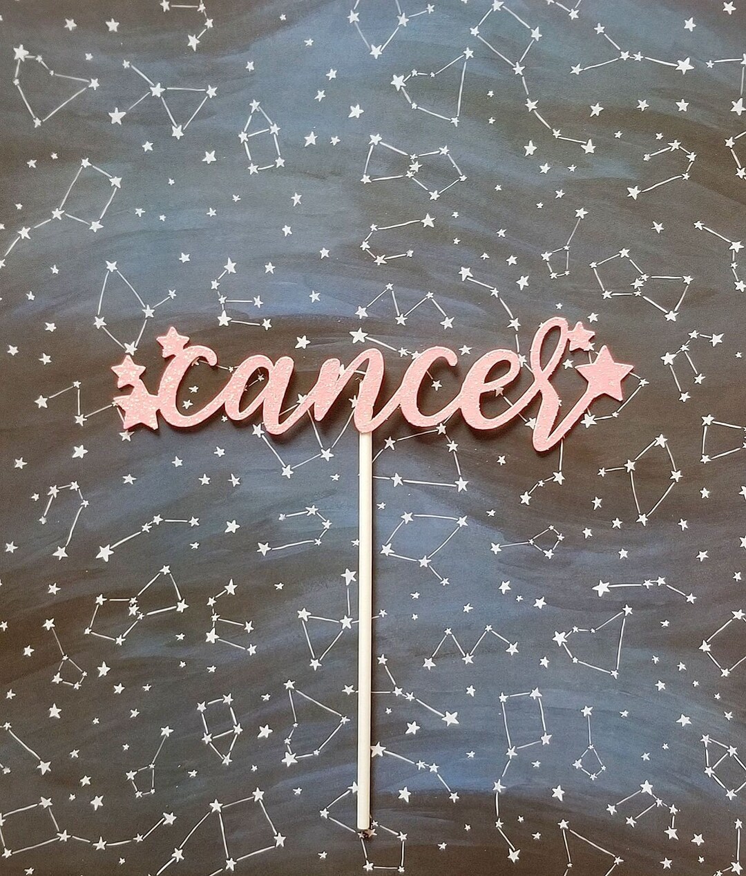 Cancer Cake Topper- Zodiac Cake Topper- Cancer Party Decor- Birthday ...