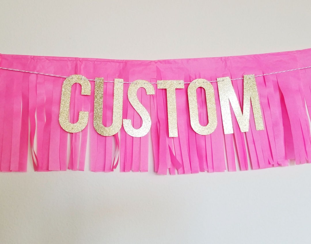 Custom Party Banner- Personalized Party Banner- Personalized Wedding ...