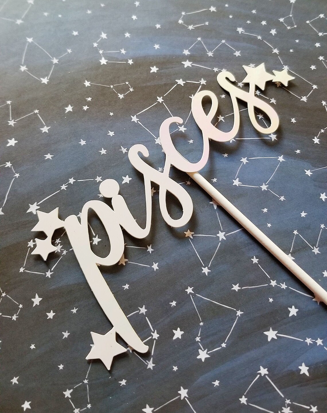 Pisces Cake Topper Zodiac Cake Topper-pisces Party Decor | Etsy