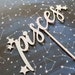 Pisces Cake Topper Zodiac Cake Topper-pisces Party Decor Birthday Cake ...