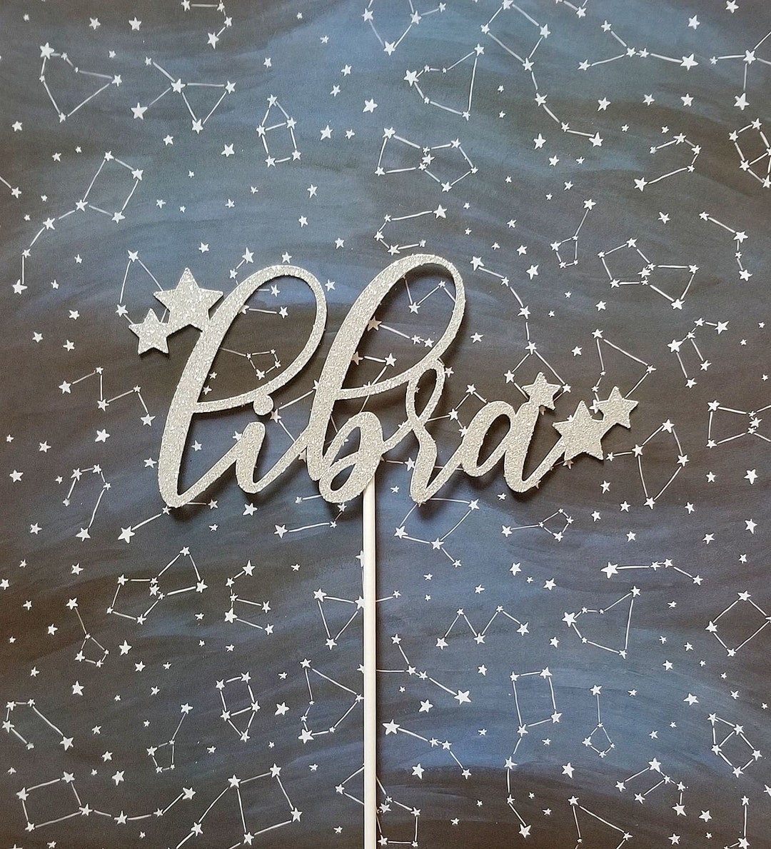 Libra Cake Topper- Zodiac Cake Topper- Libra Party Decor- Birthday Cake ...
