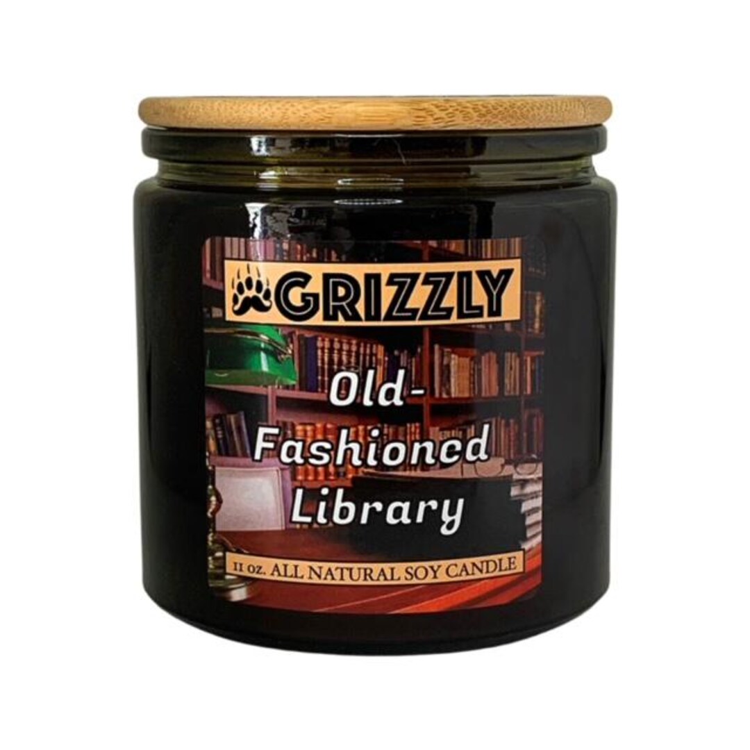 OLD- FASHIONED LIBRARY - 11 Oz. Scented Soy Candle - Etsy