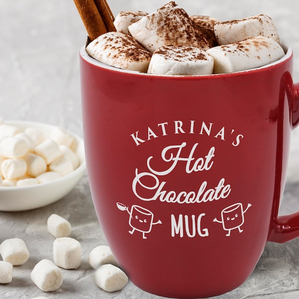 Custom Hot Cocoa Mug for Kids - Etsy