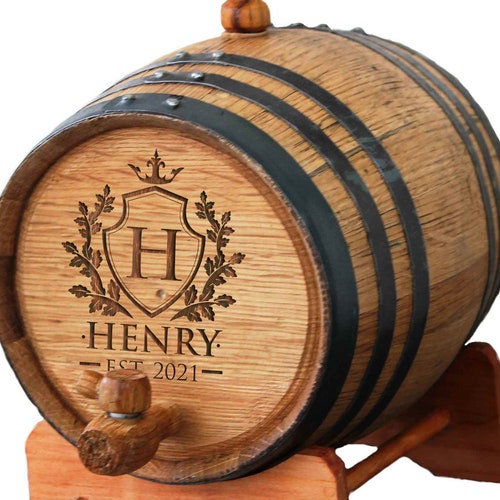 Personalized Wine Barrel Bourbon Barrel Oak Barrel | Etsy