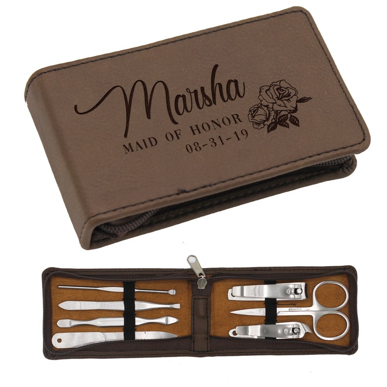 Manicure Set Manicure Kit Personalized Bridesmaid Gift | Etsy