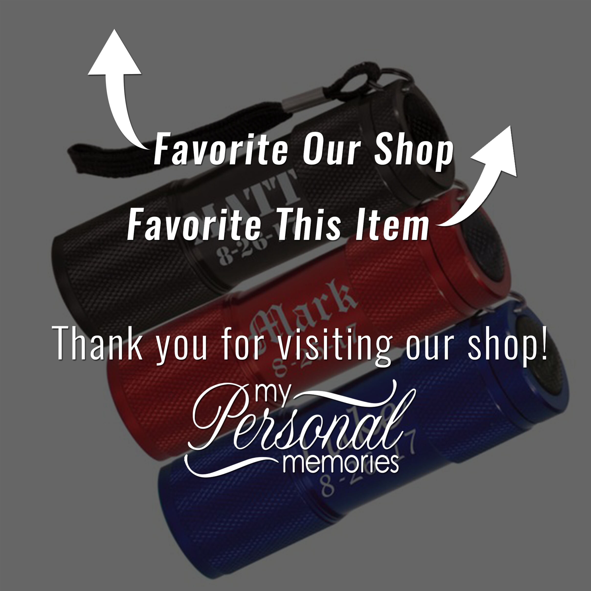 Engraved Flashlight Personalized LED Flashlight Monogrammed | Etsy