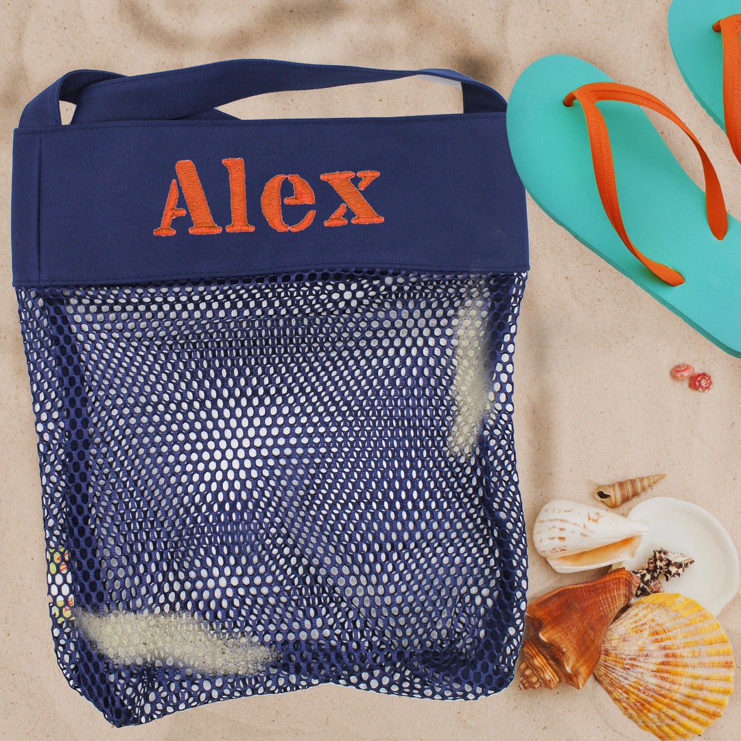 Seashell Collection Bag, Beach Gifts, Personalized Vacation Gifts, Sea ...