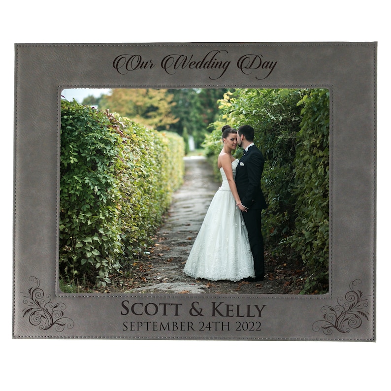 Personalized Wedding Frame Newlywed Gift Custom Wedding - Etsy