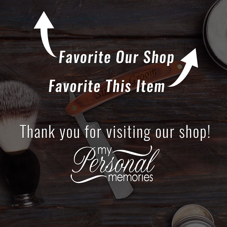 Groomsmen Straight Razor Best Man Shavette Razor Custom | Etsy