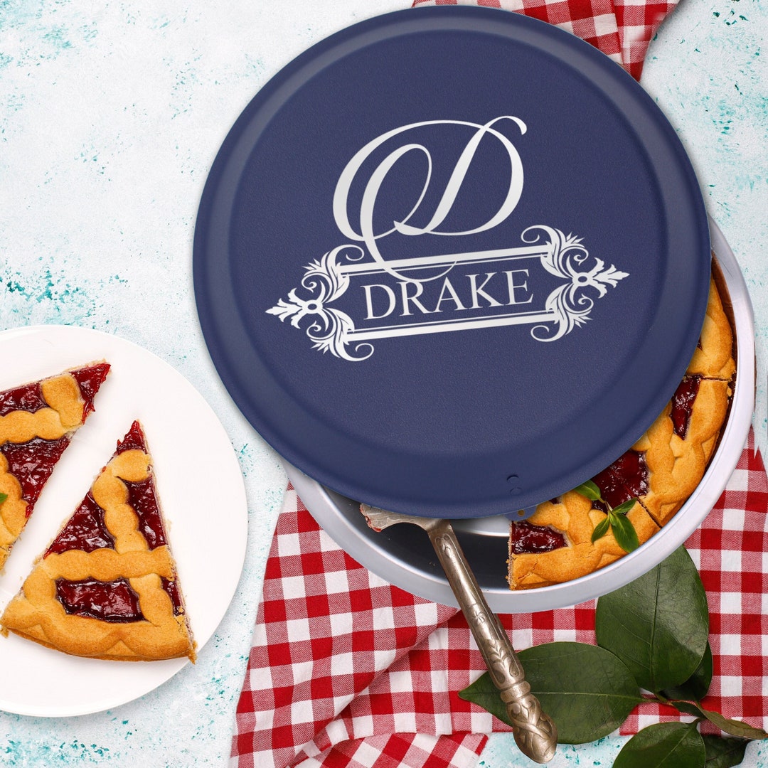 Personalized Pie Pan, Custom Pie Dish, Engraved Pie Server, Aluminum 9 ...