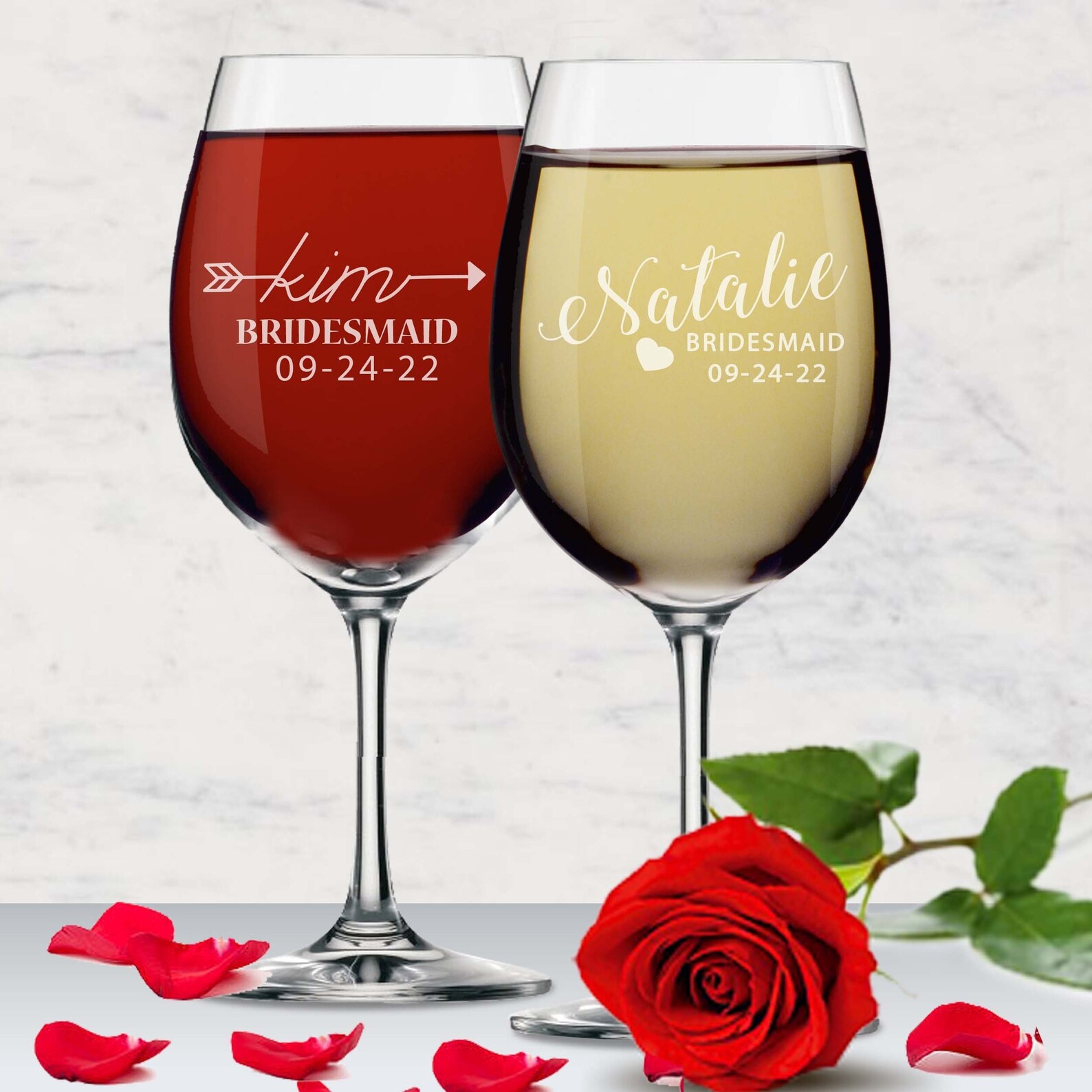 Etched Wine Glasses Personalized Wine Glass Custom Wine - Etsy